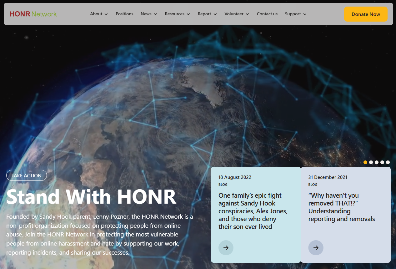 Sandy Hook Victims - HONR timeline - HONR Network - Online Donations
